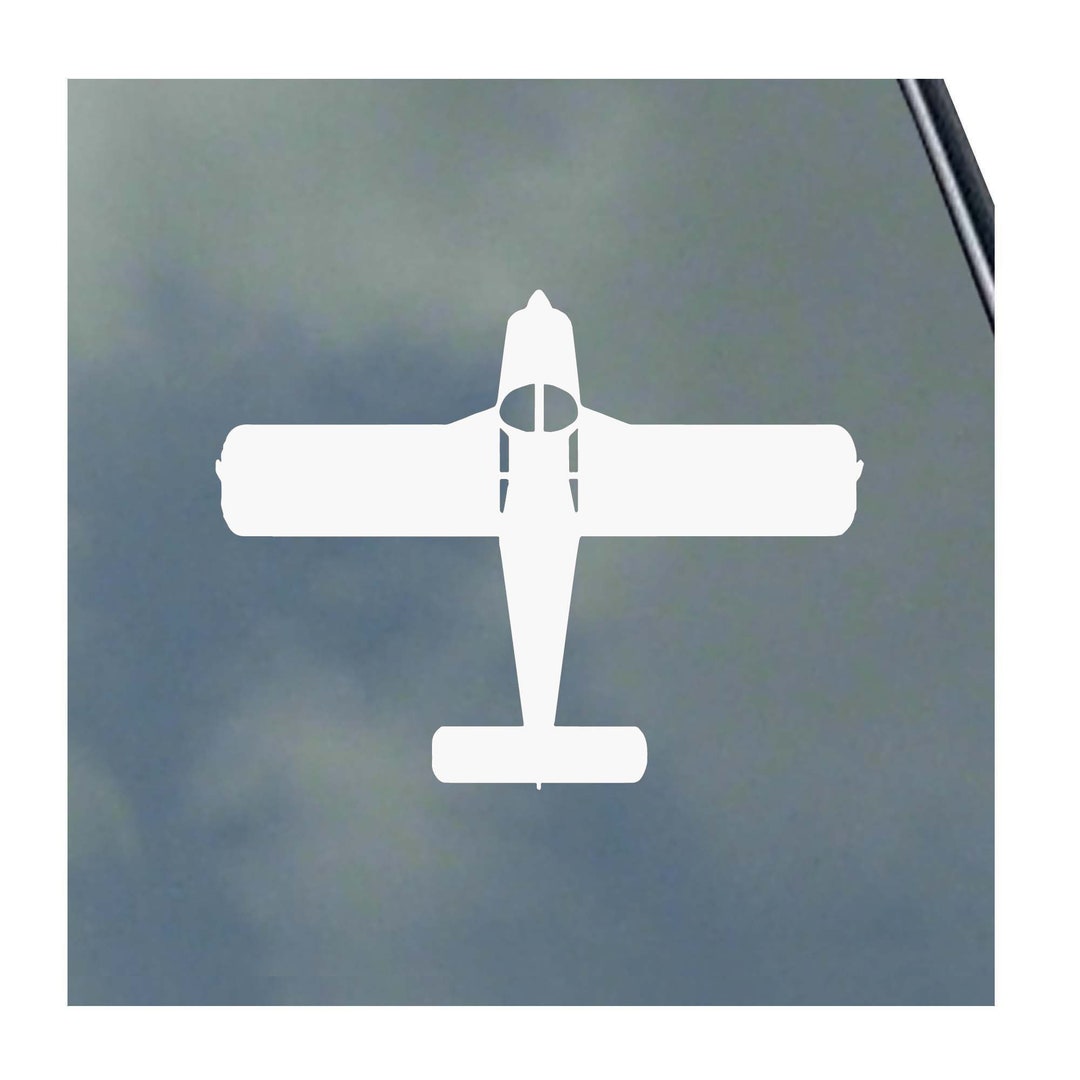 PA-28 Cherokee Pilot Side View Vinyl Sticker Decal by KLO Graphics ...