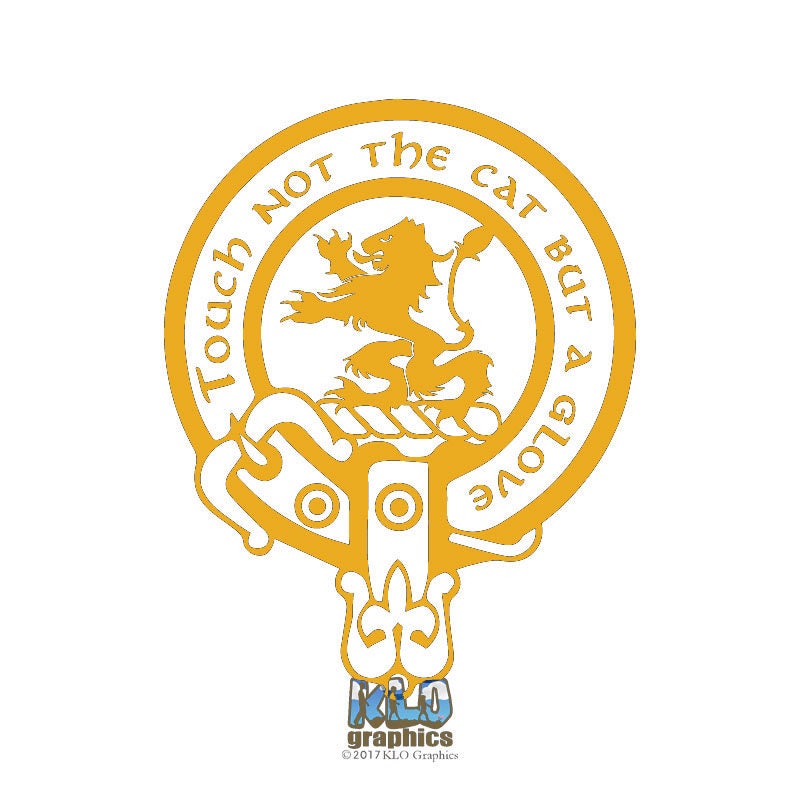 MacPHERSON CLAN CREST vinyl sticker Truck Car Computer | Etsy