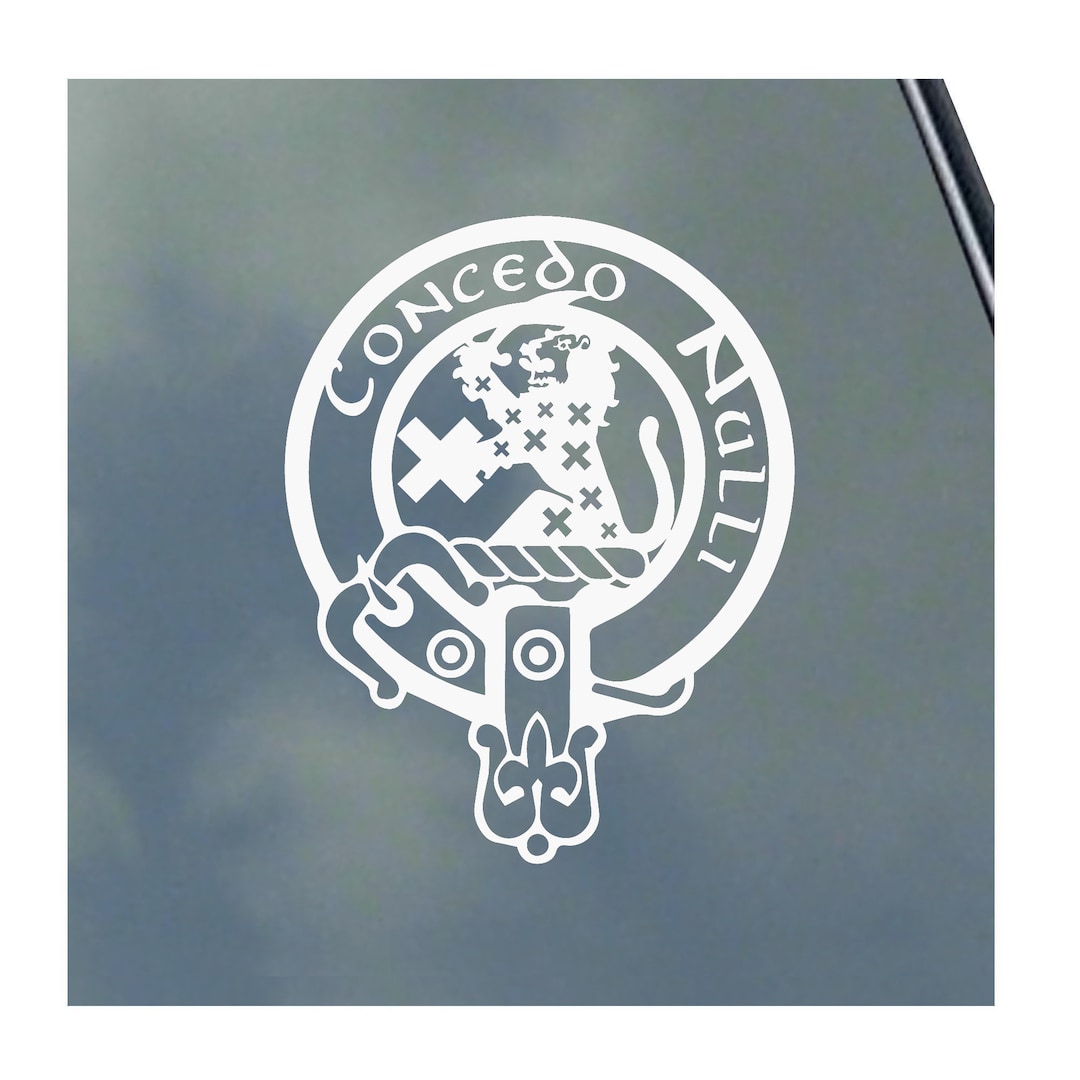 LITTLE CLAN CREST Vinyl Sticker Truck Car Window Laptop Computer ...