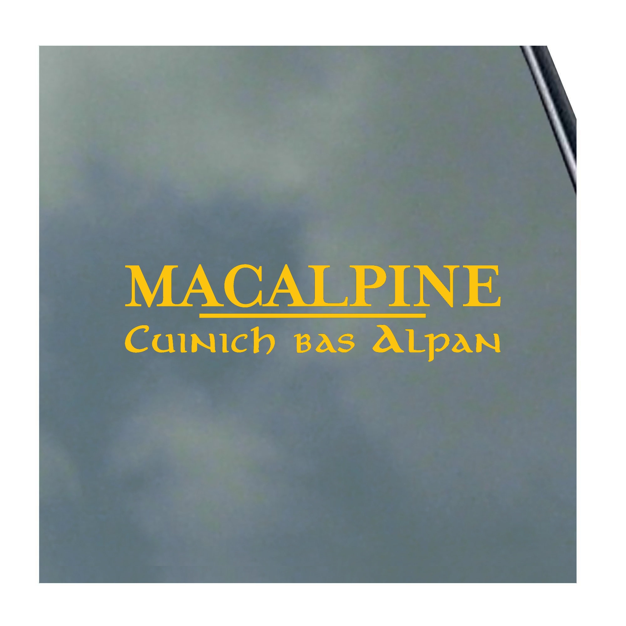 MACALPINE CLAN CREST Line Vinyl Sticker Decal Truck Car Computer ...