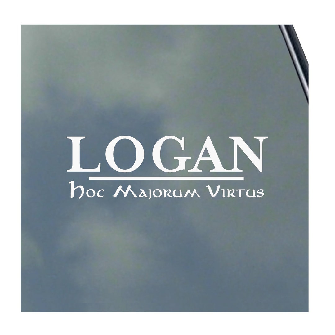 LOGAN CLAN CREST Line Vinyl Sticker Decal Truck Car Computer Scottish ...