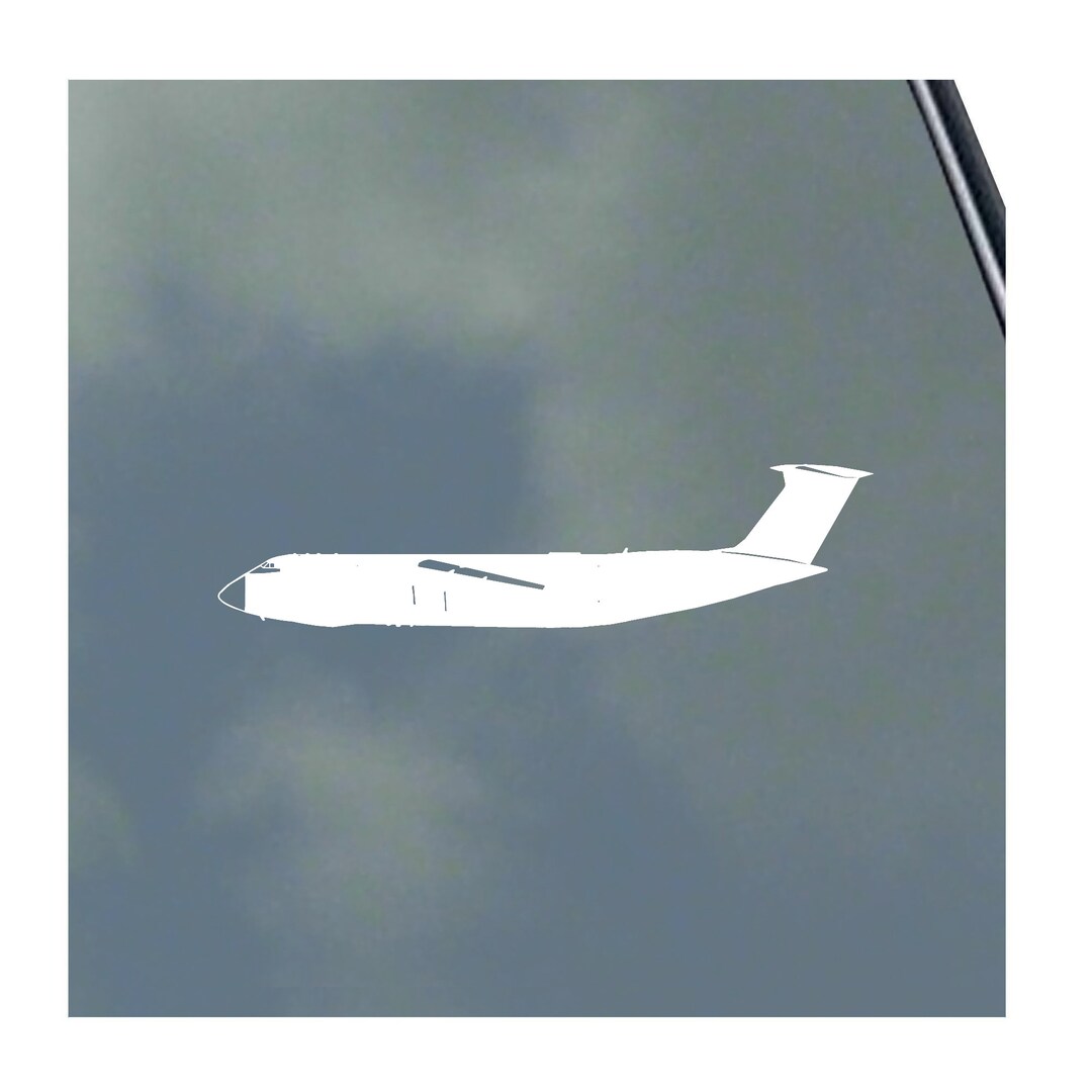 C-5 GALAXY Pilot SIDE View Vinyl Sticker Decal Air Force Transport Crew ...