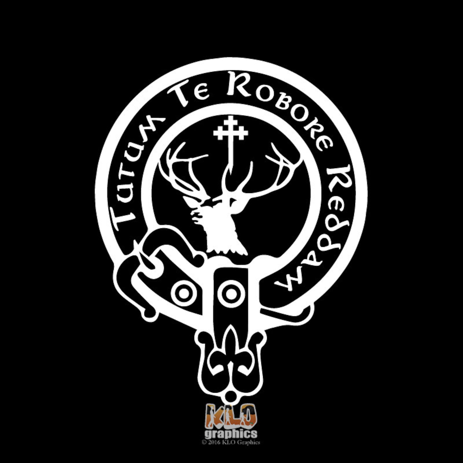 CRAWFORD CLAN CREST vinyl sticker Truck Car Computer Scottish | Etsy