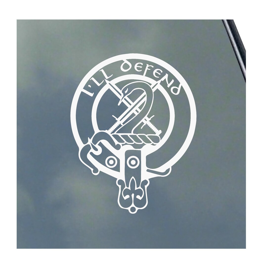 LENNOX CLAN CREST adesivo in vinile Camion Car Computer Scozzese - Etsy ...