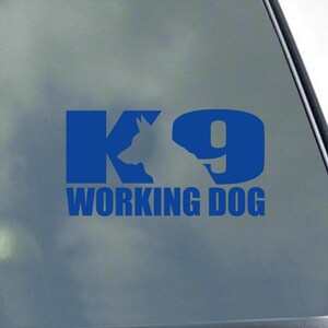K9 Working Dog Emblem Vinyl Sticker Decal Military Police Search and ...