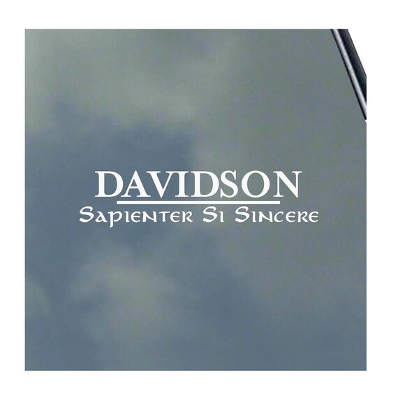 DAVIDSON CLAN CREST Line vinyl sticker decal Truck Car | Etsy
