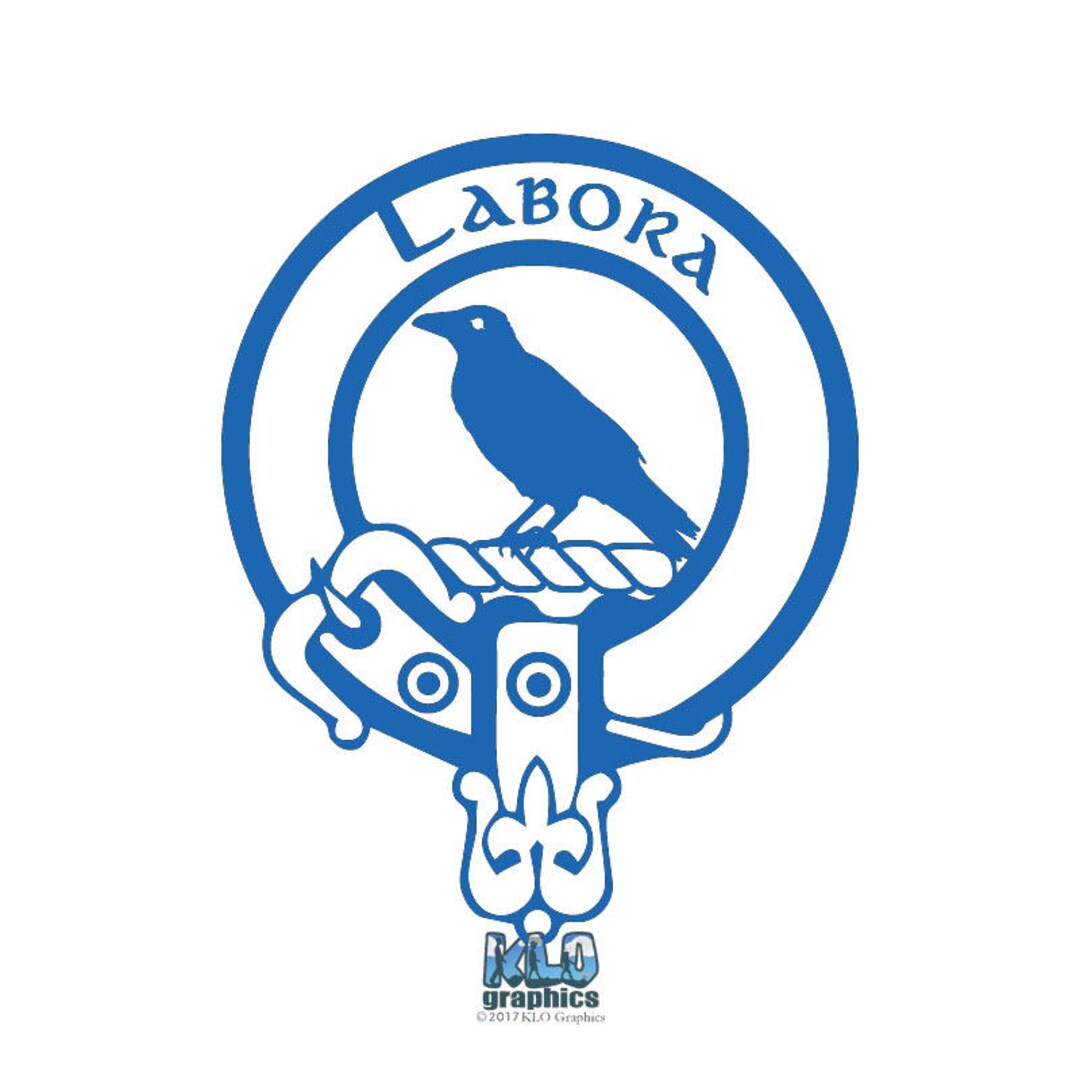 MACKIE CLAN CREST Vinyl Sticker Truck Car Computer Scottish Tartan - Etsy