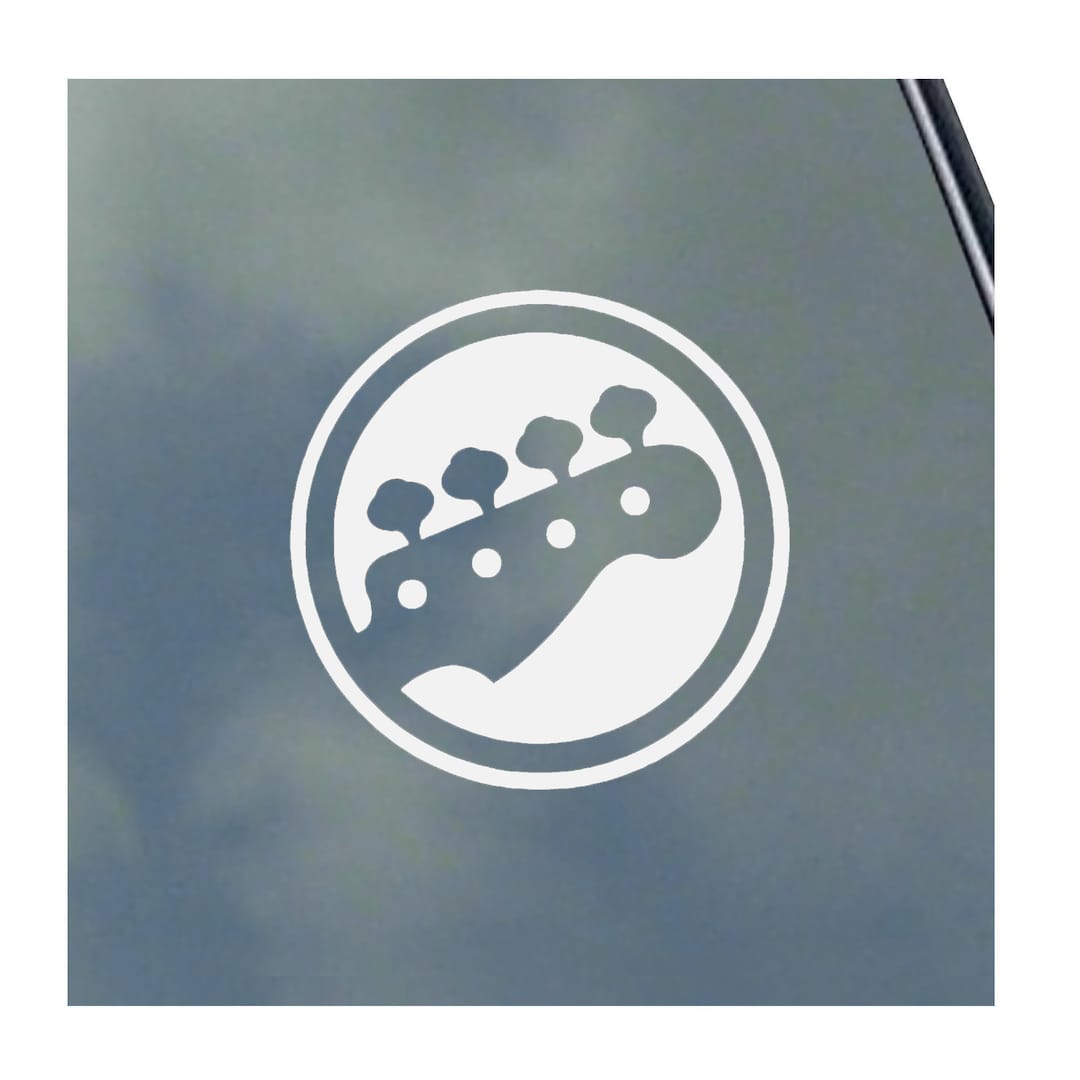 BASS GUITAR Sticker / Decal Rock N Roll Heavy Metal Acoustic ...