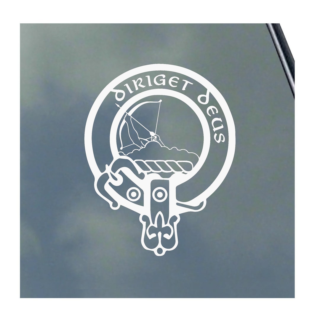 BUTTER CLAN CREST Vinyl Sticker Truck Car Computer Scottish - Etsy UK