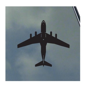 C-141 Starlifter Pilot Top View Vinyl Sticker Decal Air Force Transport ...