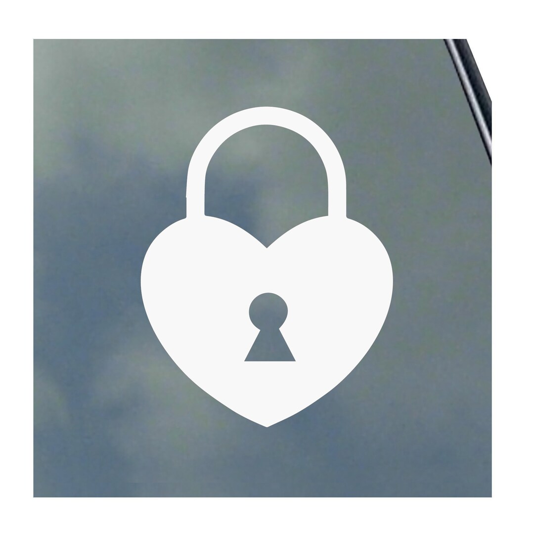 Heart With Keyhole Vinyl Sticker Decal BDSM S&M Kinky Love Master ...