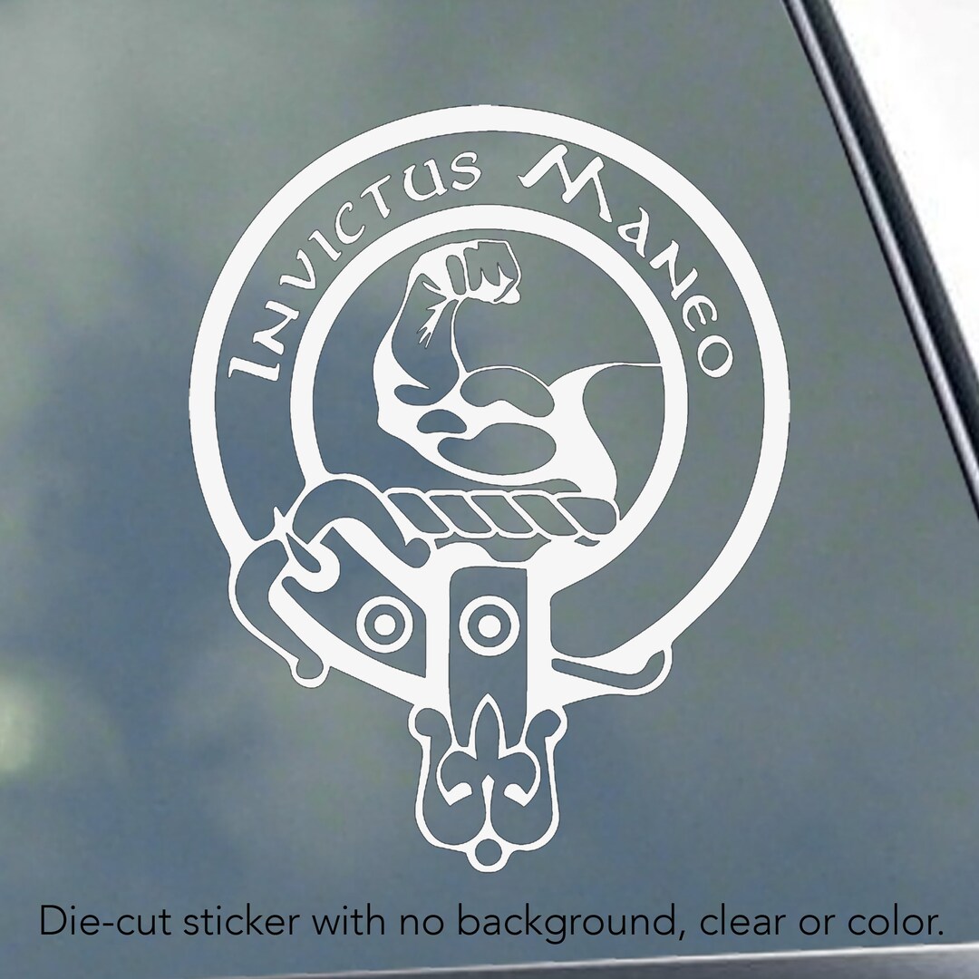 ARMSTRONG CLAN CREST Vinyl Sticker Decal Truck Car Computer Scottish ...