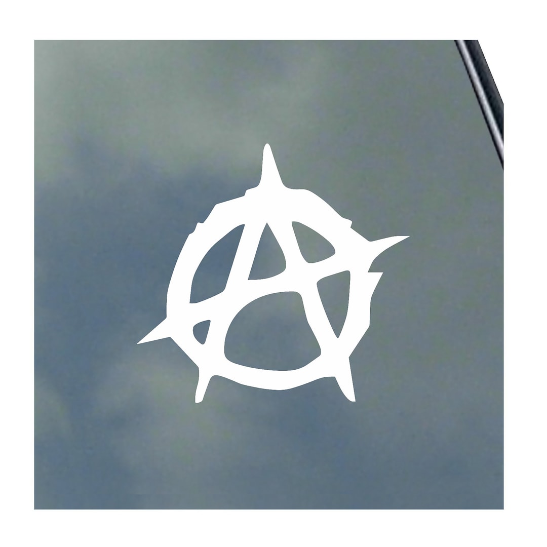 Anarchy Symbol Vinyl Sticker Decal Punk Rock Nihilism - Etsy
