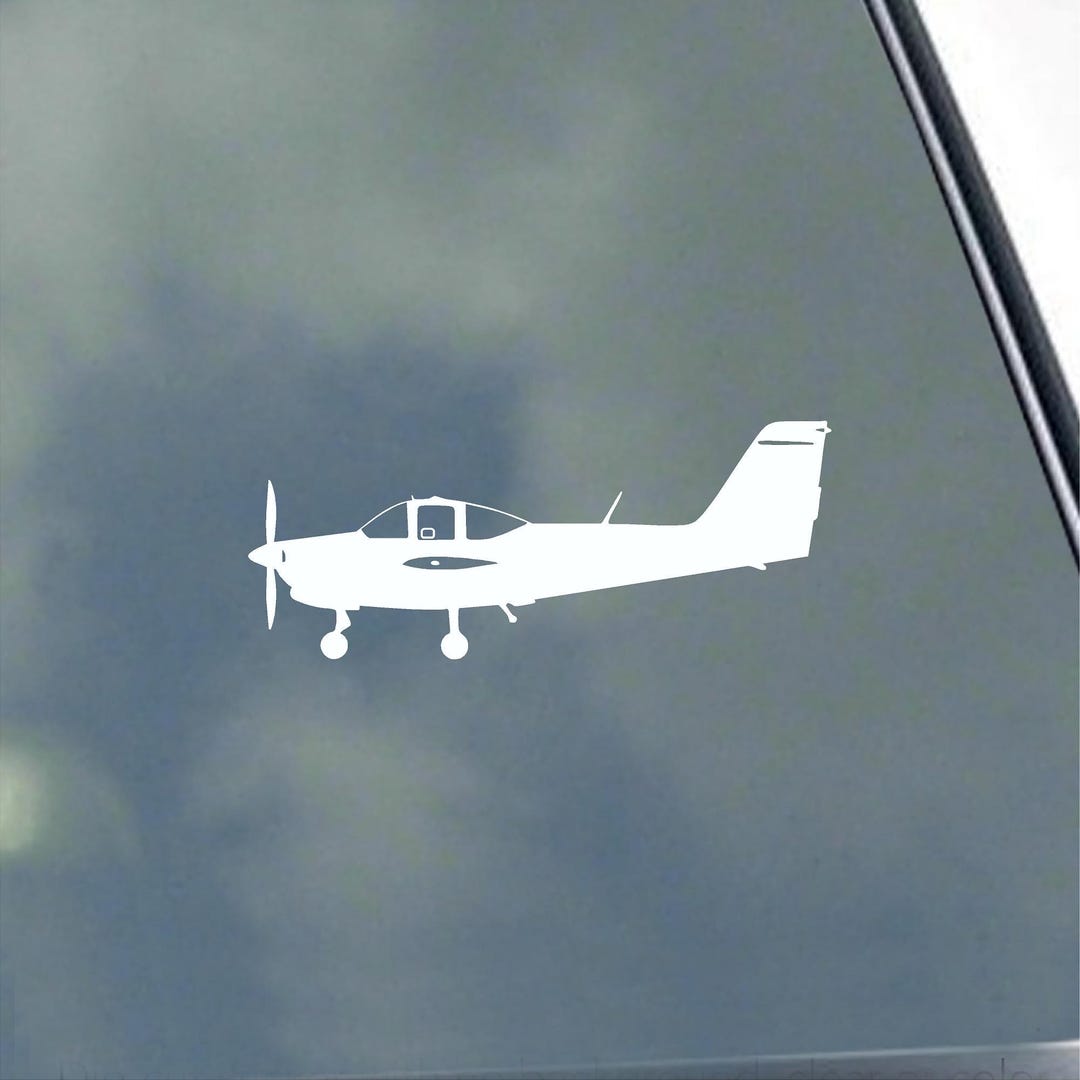 PA-38-112 Tomahawk PILOT Side View Vinyl Sticker KLO Graphics Decal ...