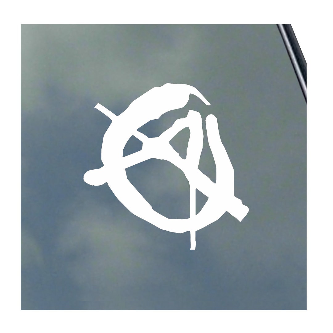 Anarchy Symbol Vinyl Sticker Decal Punk Rock Nihilism - Etsy