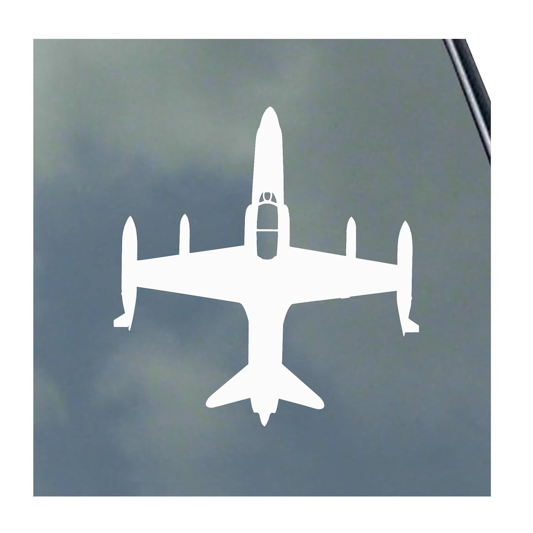 F-94 Starfire Pilot Top View Vinyl Sticker Decal Crew Warbird Air Force ...