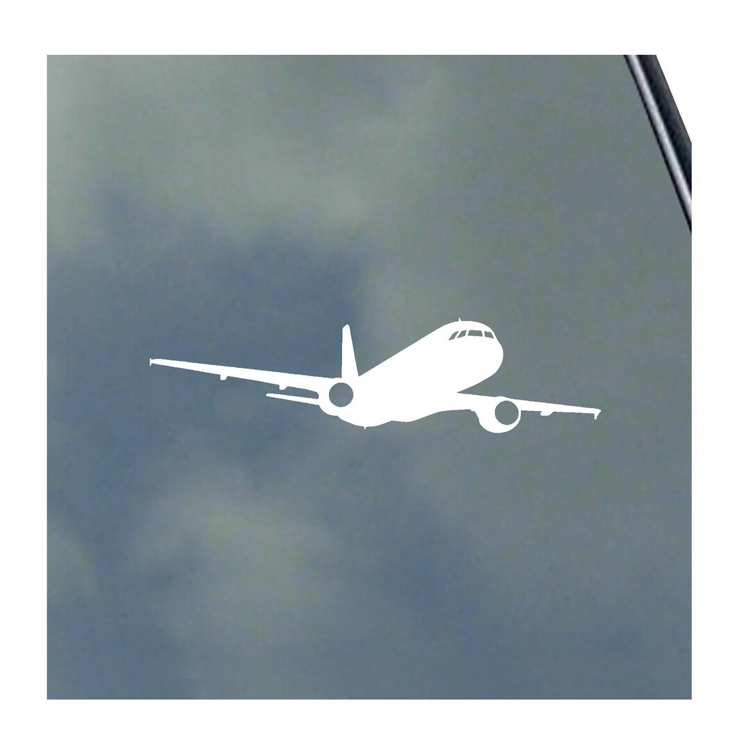 A318 A319 A320 A321 in Flight Vinyl Sticker Decal "classic" With ...