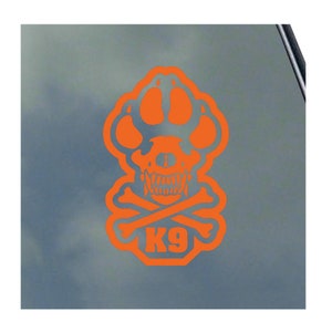 K9 Working Dog Vinyl Sticker Decal Military Police Search and Rescue ...