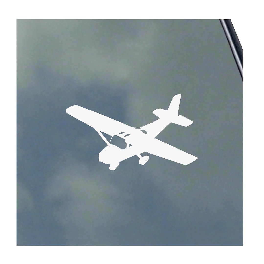 Cessna 172 Pilot Flight Vinyl Sticker Decal KLO Graphics Skyhawk Travel ...