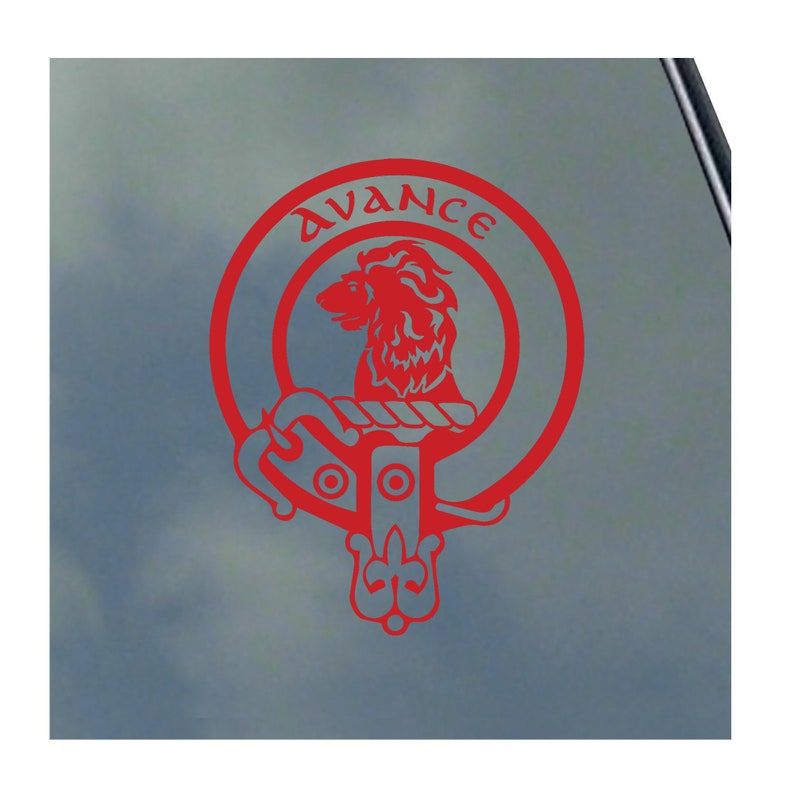 CHALMERS CLAN CREST Vinyl Sticker Truck Car Computer Scottish - Etsy