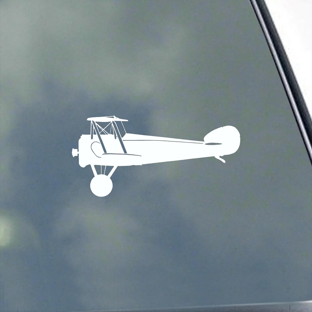 Sopwith Camel Pilot Side View Vinyl Sticker Decal WWI Warbird Royal Air ...