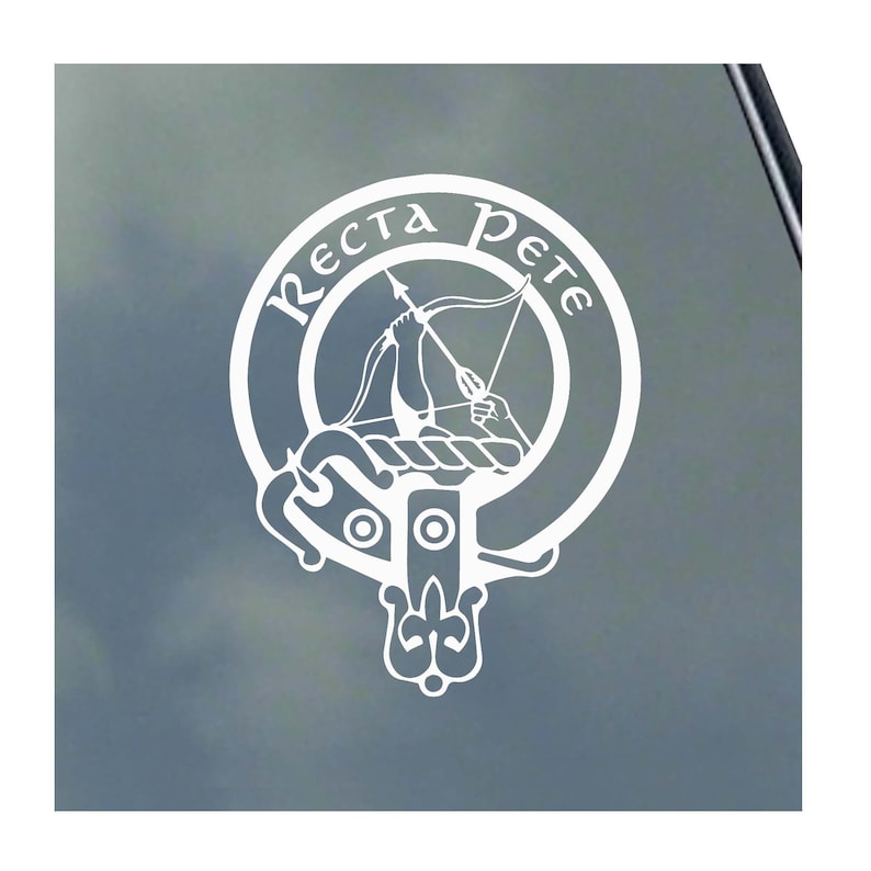 FLETCHER CLAN CREST Vinyl Sticker Truck Car Window Laptop - Etsy