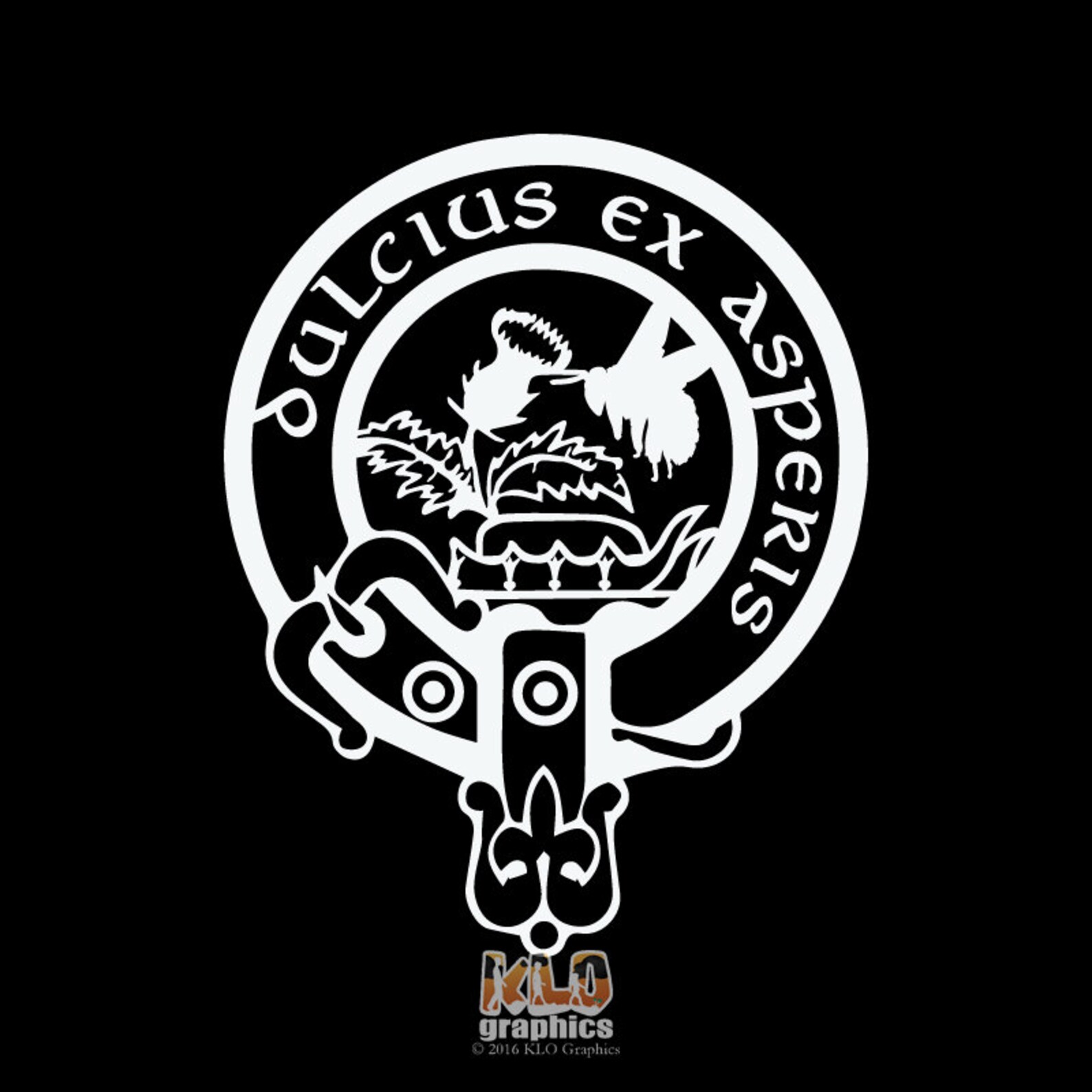 FERGUSSON CLAN CREST vinyl sticker Truck Car Window Laptop | Etsy