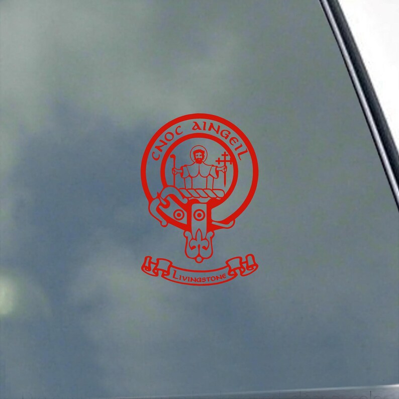 Maclea CLAN Crest Vinyl Sticker Truck Car Computer Scottish Tartan - Etsy