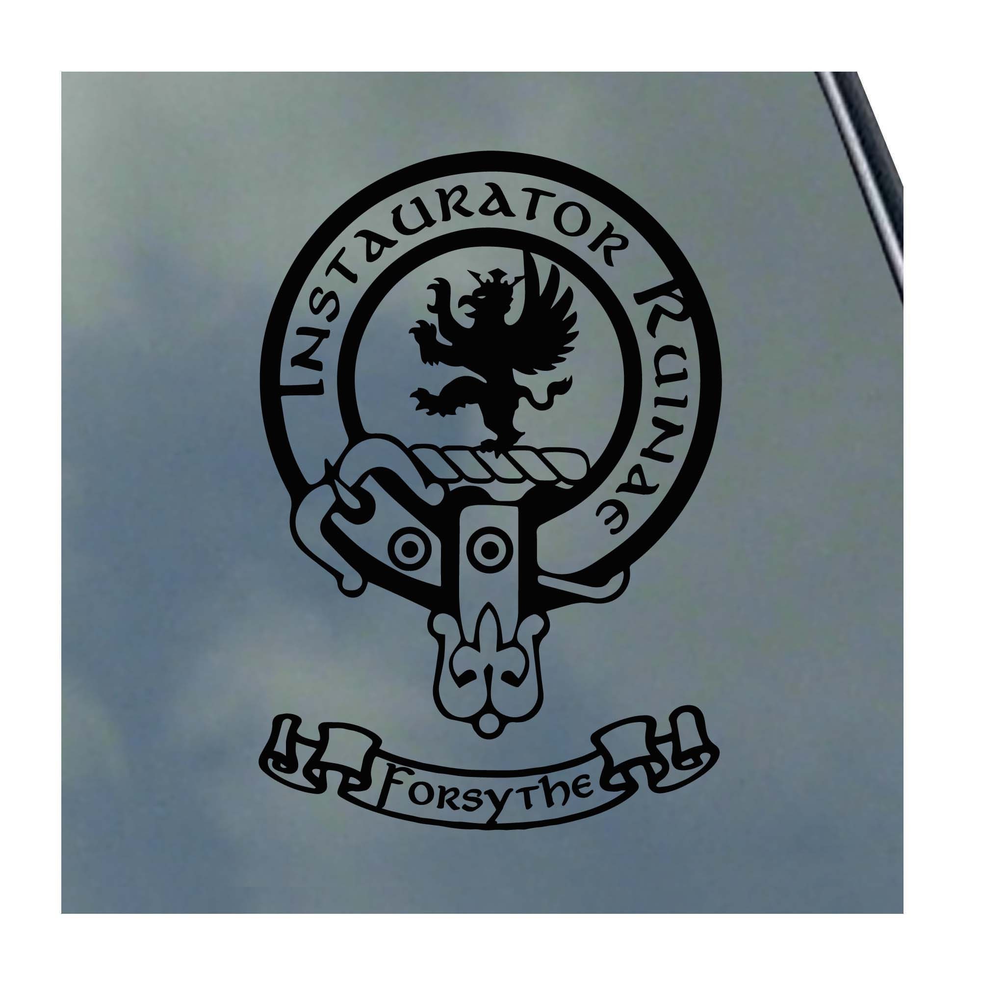 FORSYTH CLAN CREST Vinyl Sticker Truck Car Window Laptop Computer ...