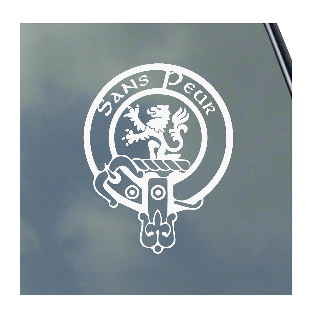 SUTHERLAND CLAN CREST Vinyl Sticker Truck Car Computer Scottish - Etsy