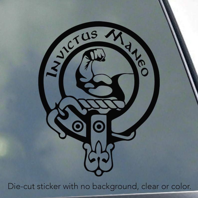 ARMSTRONG CLAN CREST Vinyl Sticker Decal Truck Car Computer Scottish ...