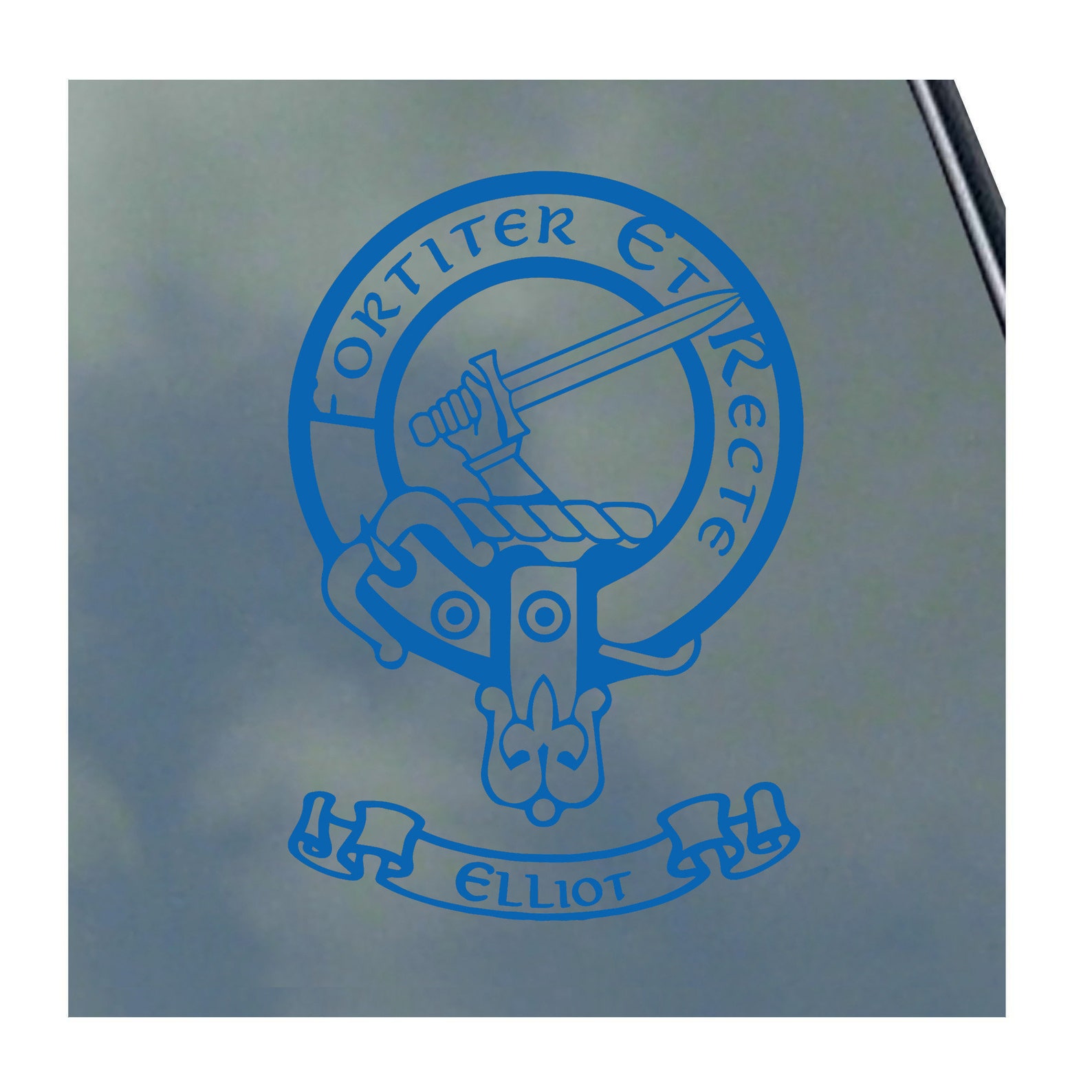 ELLIOT CLAN CREST Vinyl Sticker Decal Truck Car Computer Scottish - Etsy