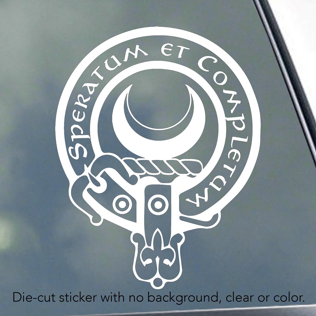 ARNOTT CLAN CREST Vinyl Sticker Decal Truck Car Computer Scottish ...