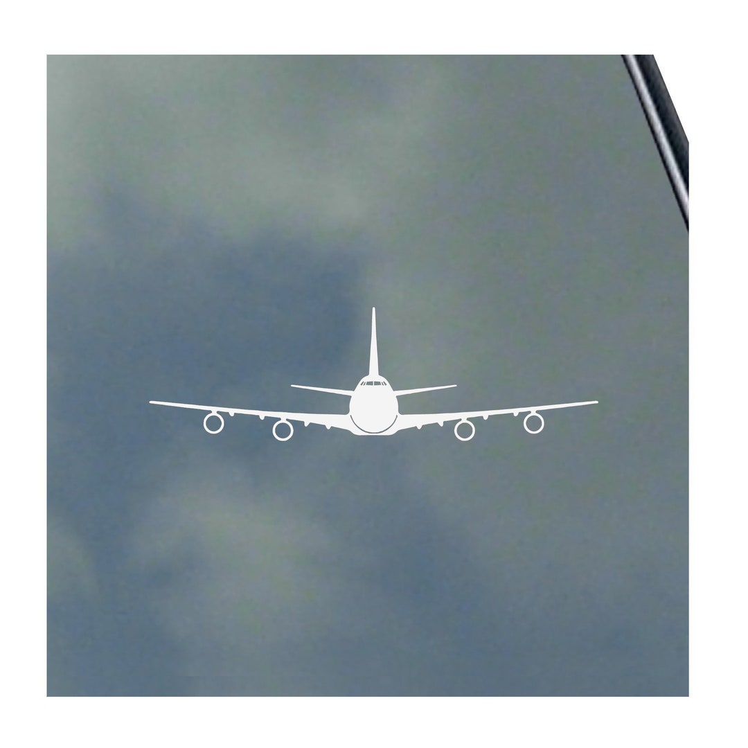 747 Pilot Crew Front Vinyl Sticker Decal Crew Commercial Aircraft ...