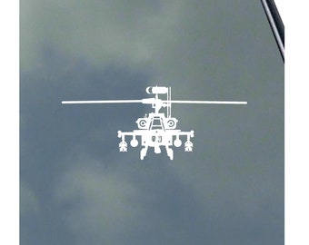 AH-64 Apache Helicopter Vinyl Decal Army Aviation - Etsy