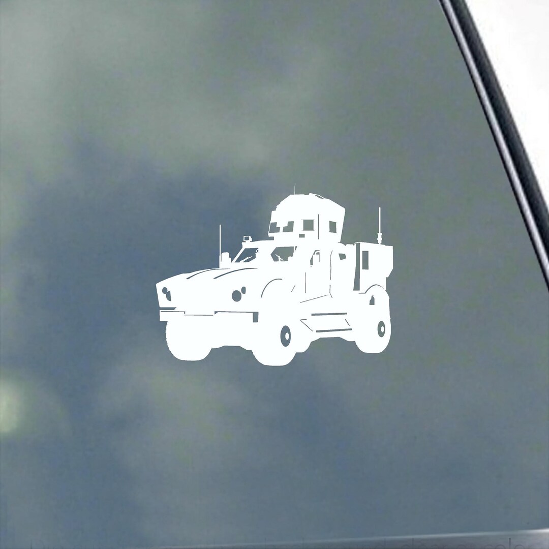 MRAP Cougar 4x4 Vinyl Sticker Decal Technician Air Force Explosive ...
