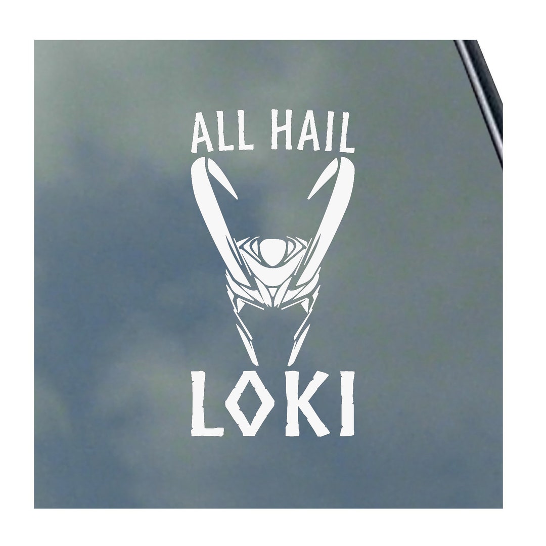 All Hail Loki Vinyl Sticker Decal Asatru Odin Thor Gods Pagan - Etsy