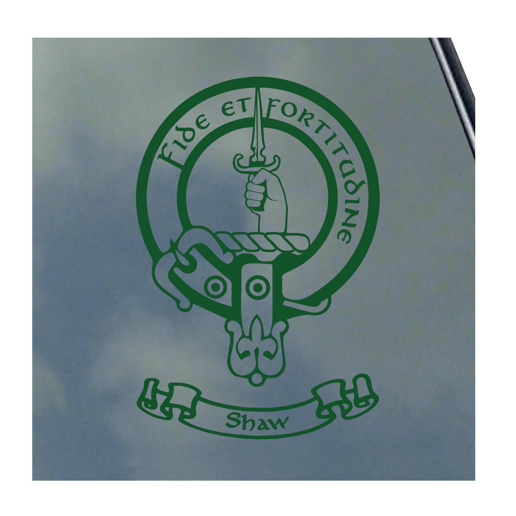SHAW CLAN CREST pegatina de vinilo calcomanía Truck Car - Etsy España