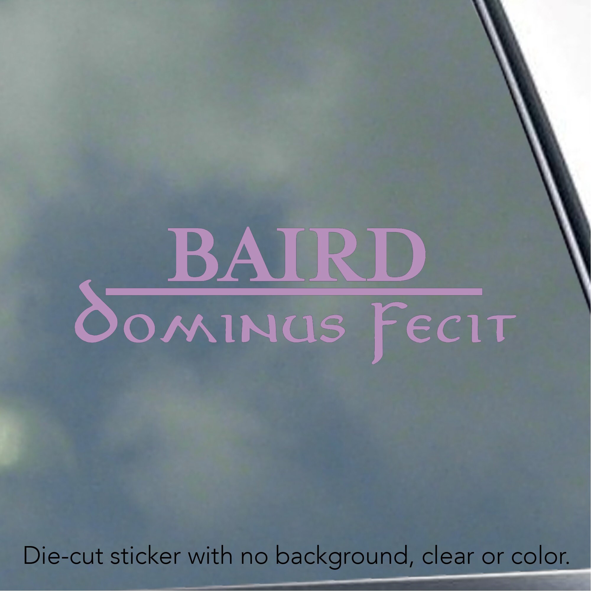 BAIRD CLAN CREST Line Vinyl Sticker Decal Truck Car Computer | Etsy