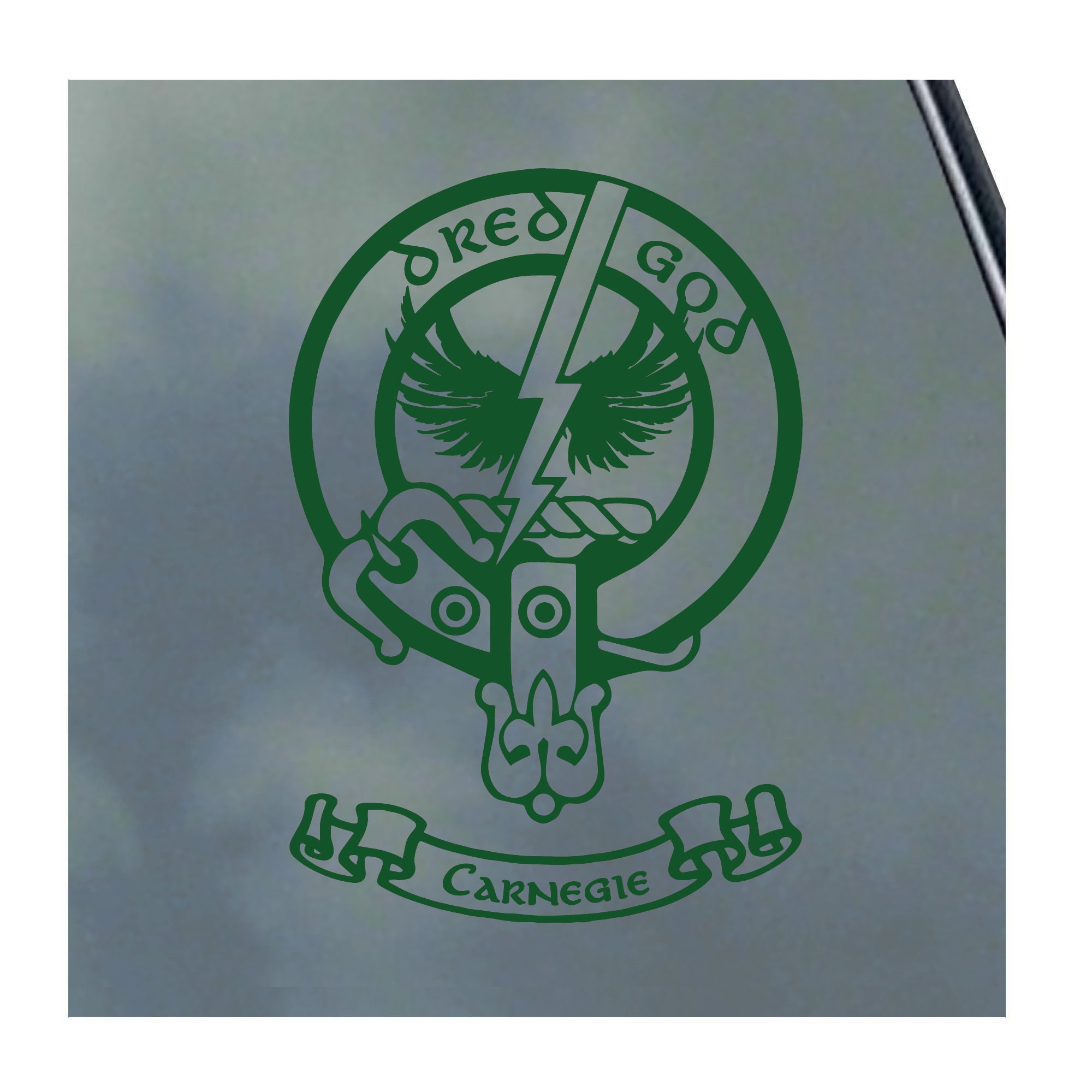CARNEGIE CLAN CREST Vinyl Sticker Truck Car Computer Scottish - Etsy