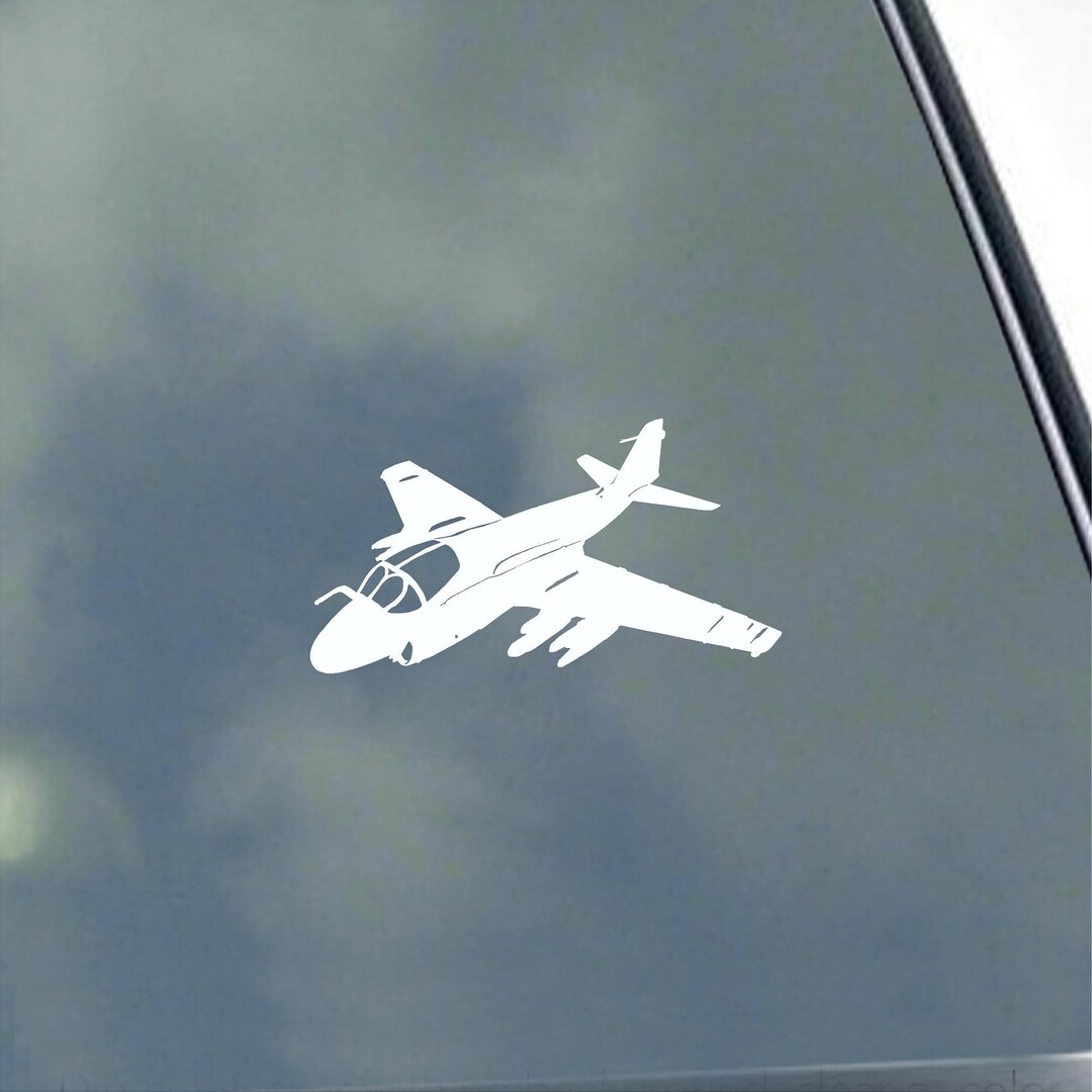 A-6E Intruder Pilot in Flight Vinyl Sticker Decal Crew Veteran Vietnam ...