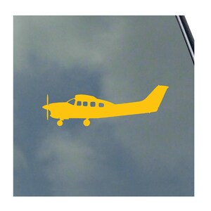 Cessna 210 Centurion Pilot Side View Vinyl Sticker Decal Travel Flight ...