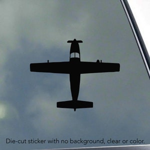 CESSNA 208 CARAVAN PILOT Top View Vinyl Sticker Decal Cargomaster for ...