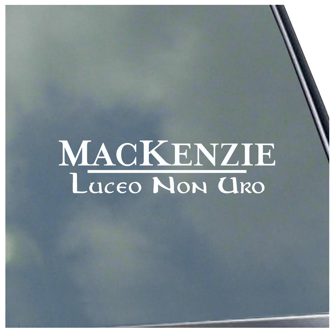 Mackenzie CLAN CREST Line Vinyl Sticker Decal Truck Car Computer ...