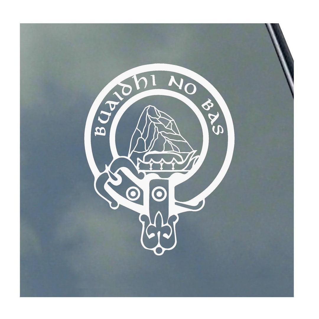 Macneill (of Barra) Macneill CLAN Crest Vinyl Sticker Truck Car ...