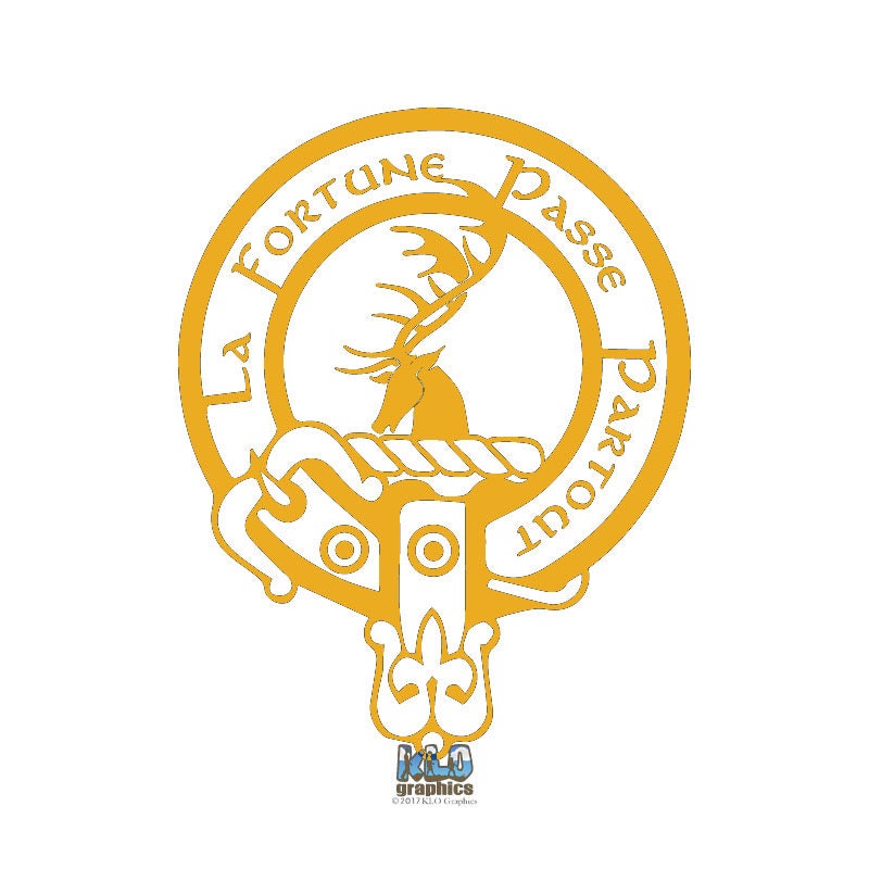 ROLLO CLAN CREST Vinyl Sticker Decal Truck Car Computer | Etsy