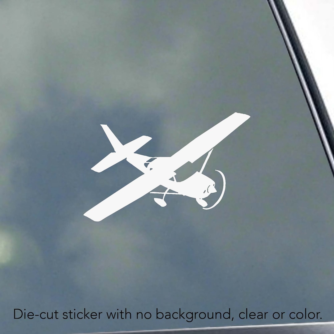 206 STATIONAIR PILOT Vinyl Sticker Decal Skywagon Super Skylane for ...