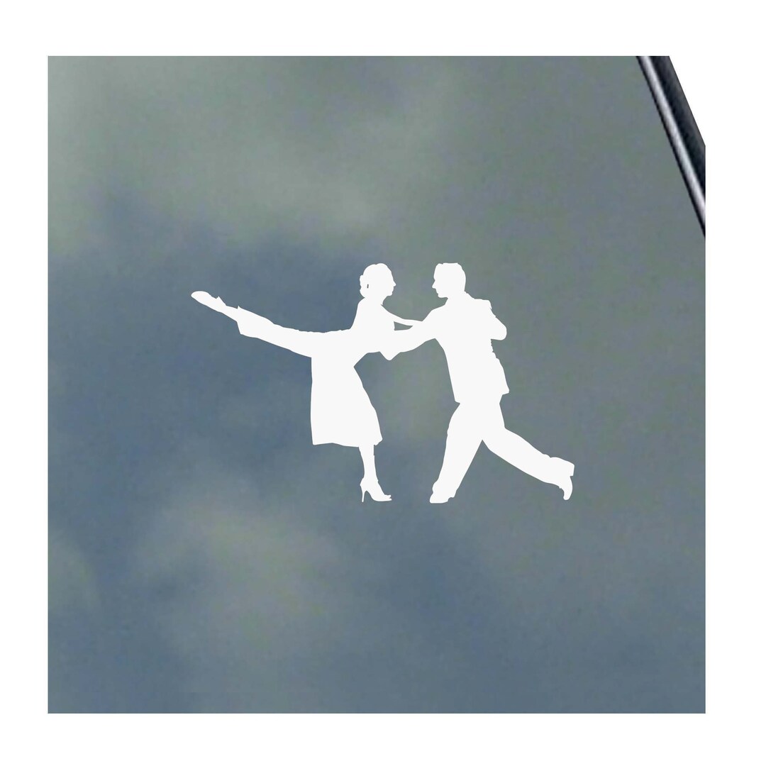 Ballroom Dancer 02 Vinyl Sticker Decal Dancesport School Student ...