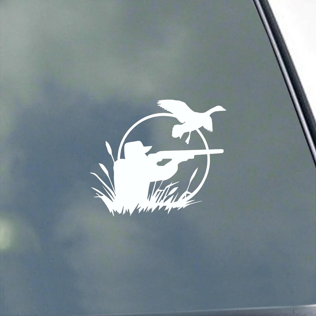 Duck Hunter Vinyl Sticker Decal by KLO Graphics Flushing Quail Pheasant ...