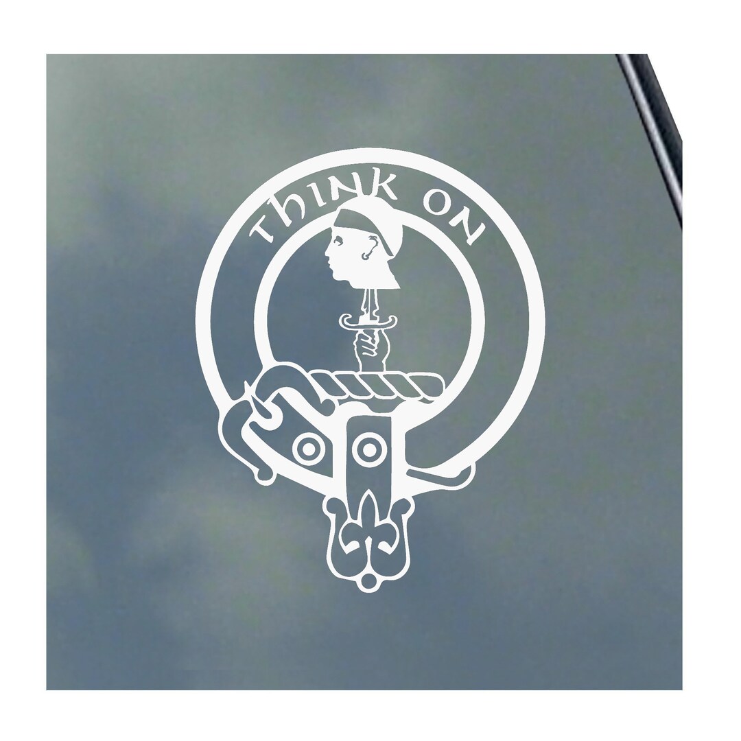 Maclellan CLAN Crest Vinyl Sticker Truck Car Computer Scottish Tartan ...